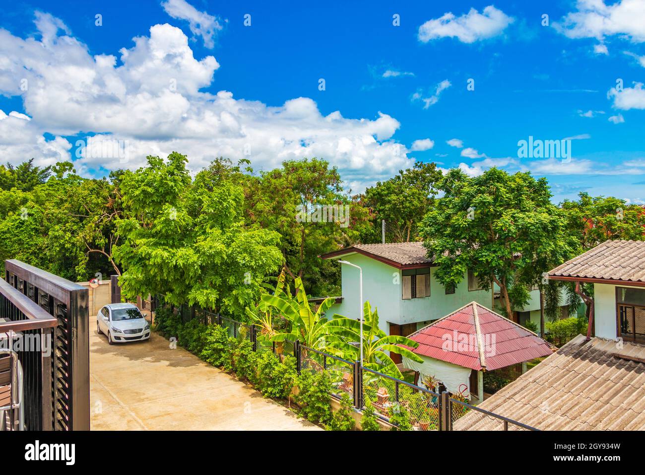 Living in the tropical nature on Koh Samui island in Thailand Stock ...