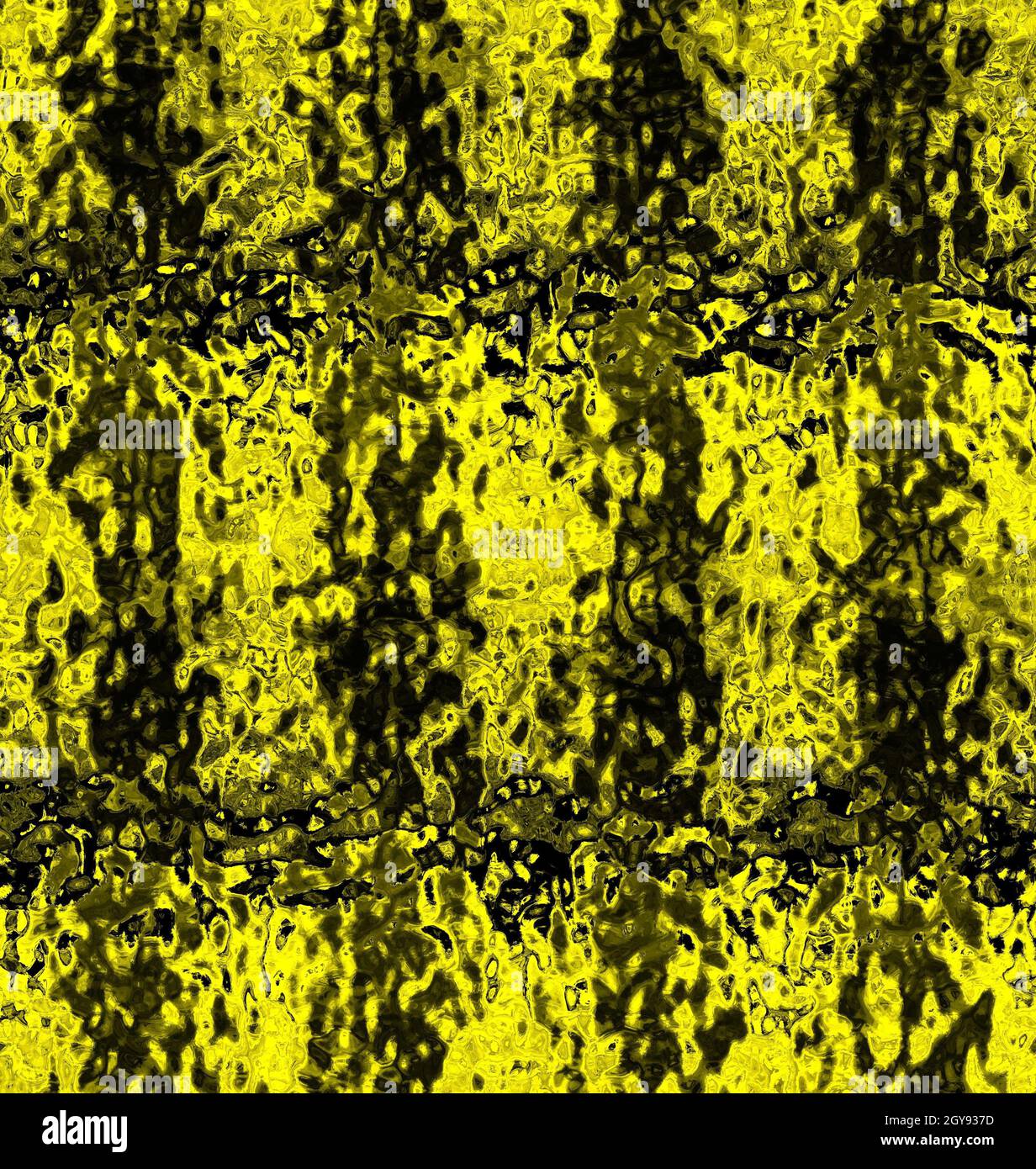 An abstract pattern in blurred oily yellow and dark colors Stock Photo ...