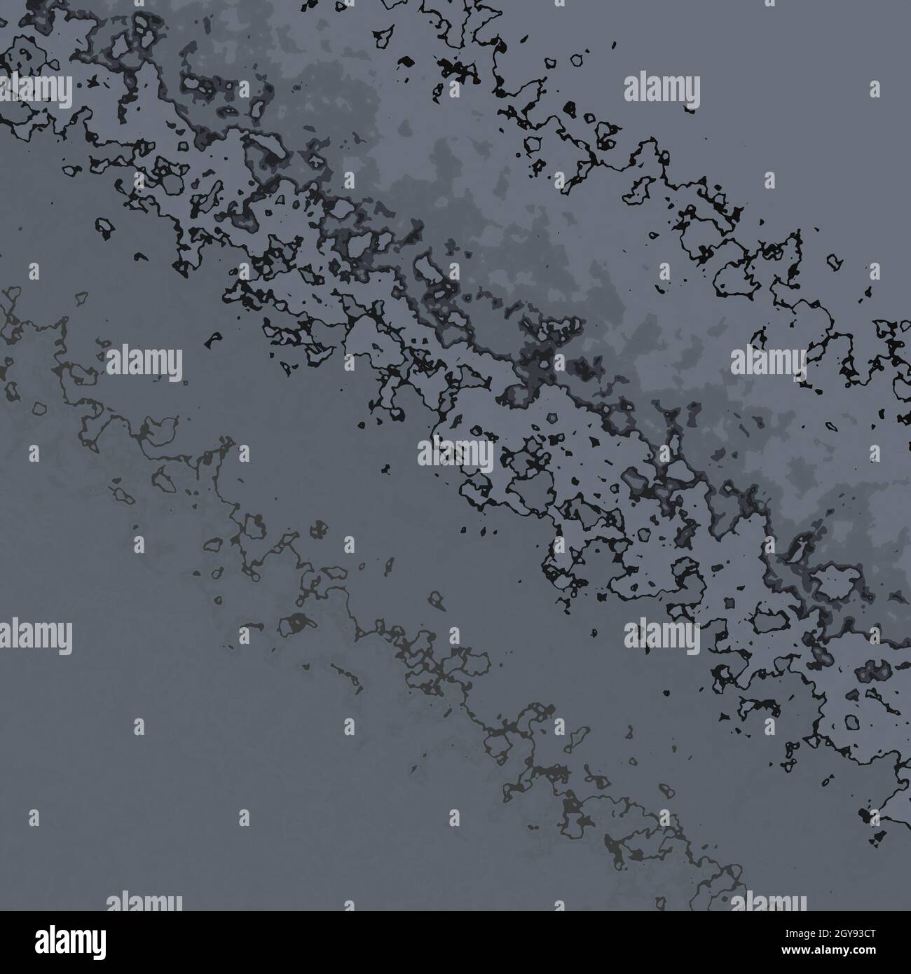 An illustration of abstract black particles on gray background Stock ...