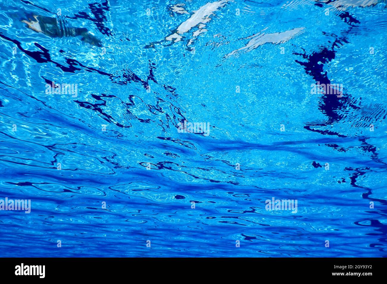 Water Surface Underwater, Swimming Pool Surface Water Background Stock ...