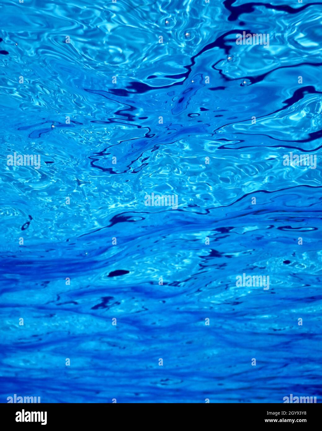 Water Surface Underwater, Swimming Pool Surface Water Background Stock ...