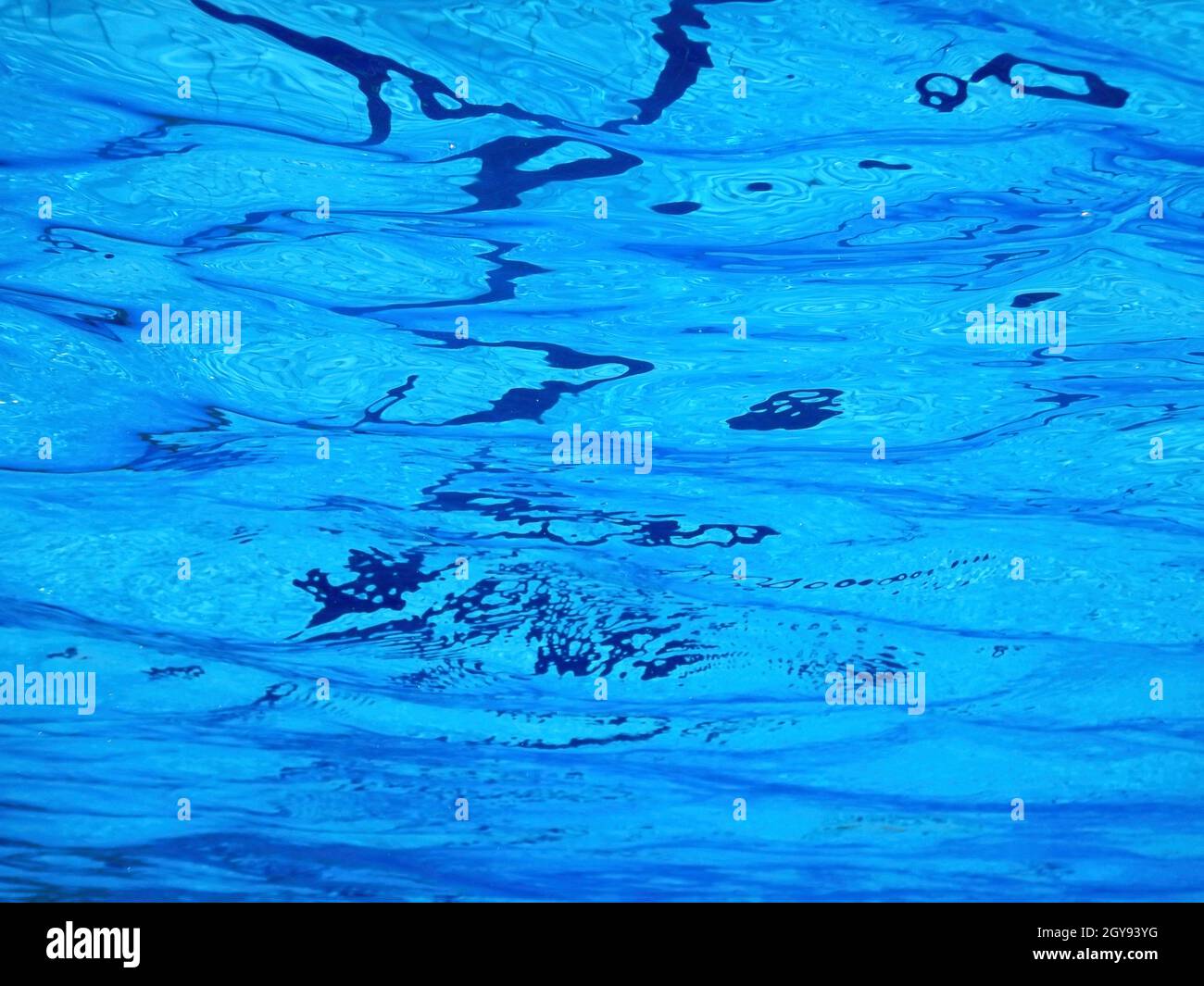 Water Surface Underwater, Swimming Pool Surface Water Background Stock ...