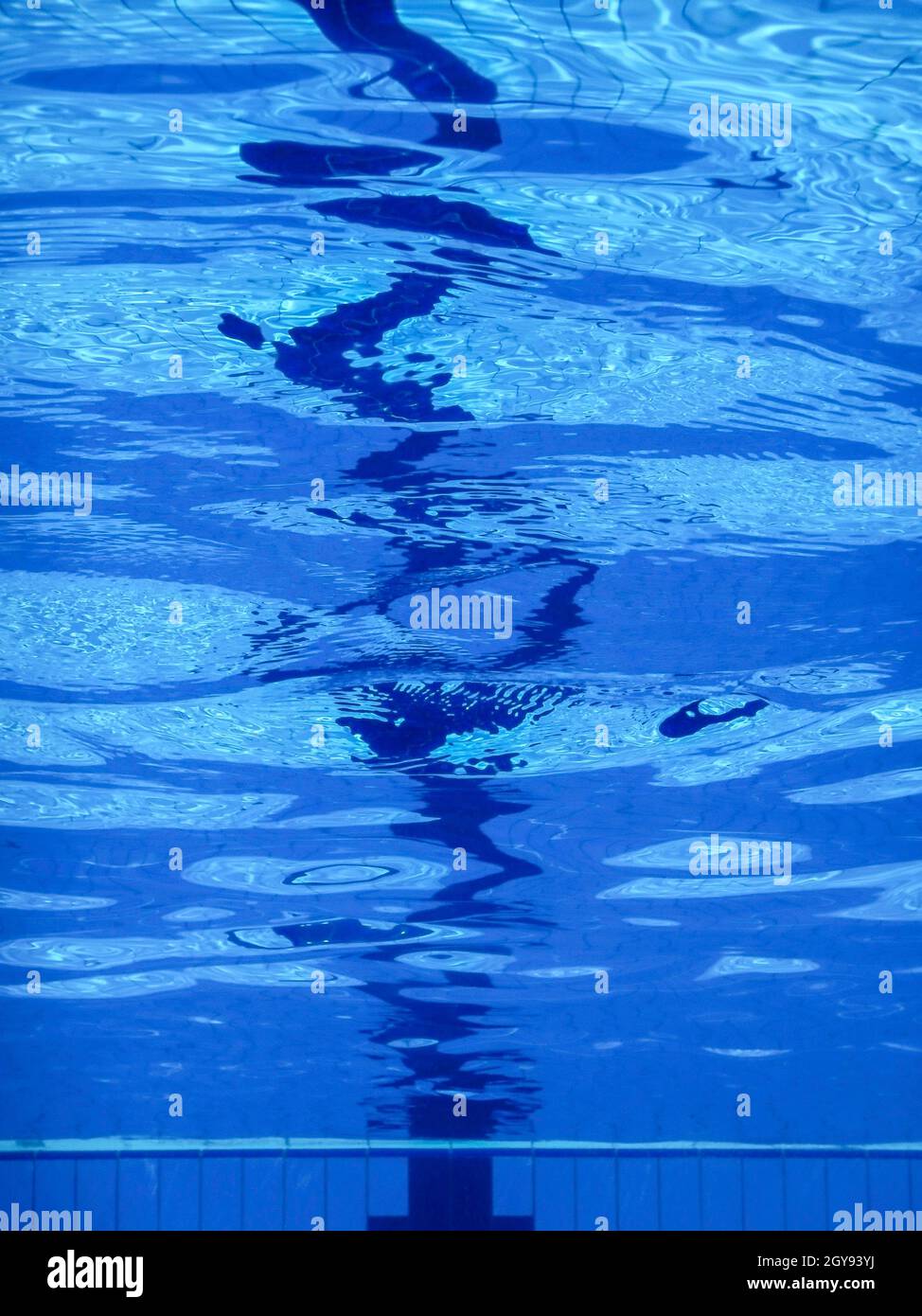 Water Surface Underwater, Swimming Pool Surface Water Background Stock ...