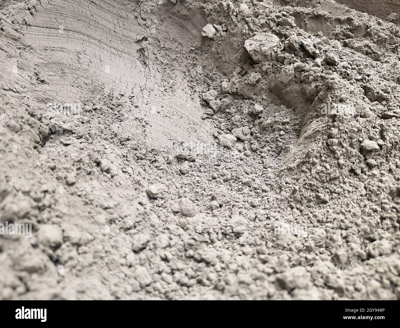 Gray cement powder abstract background,cement powder, before mix to ...