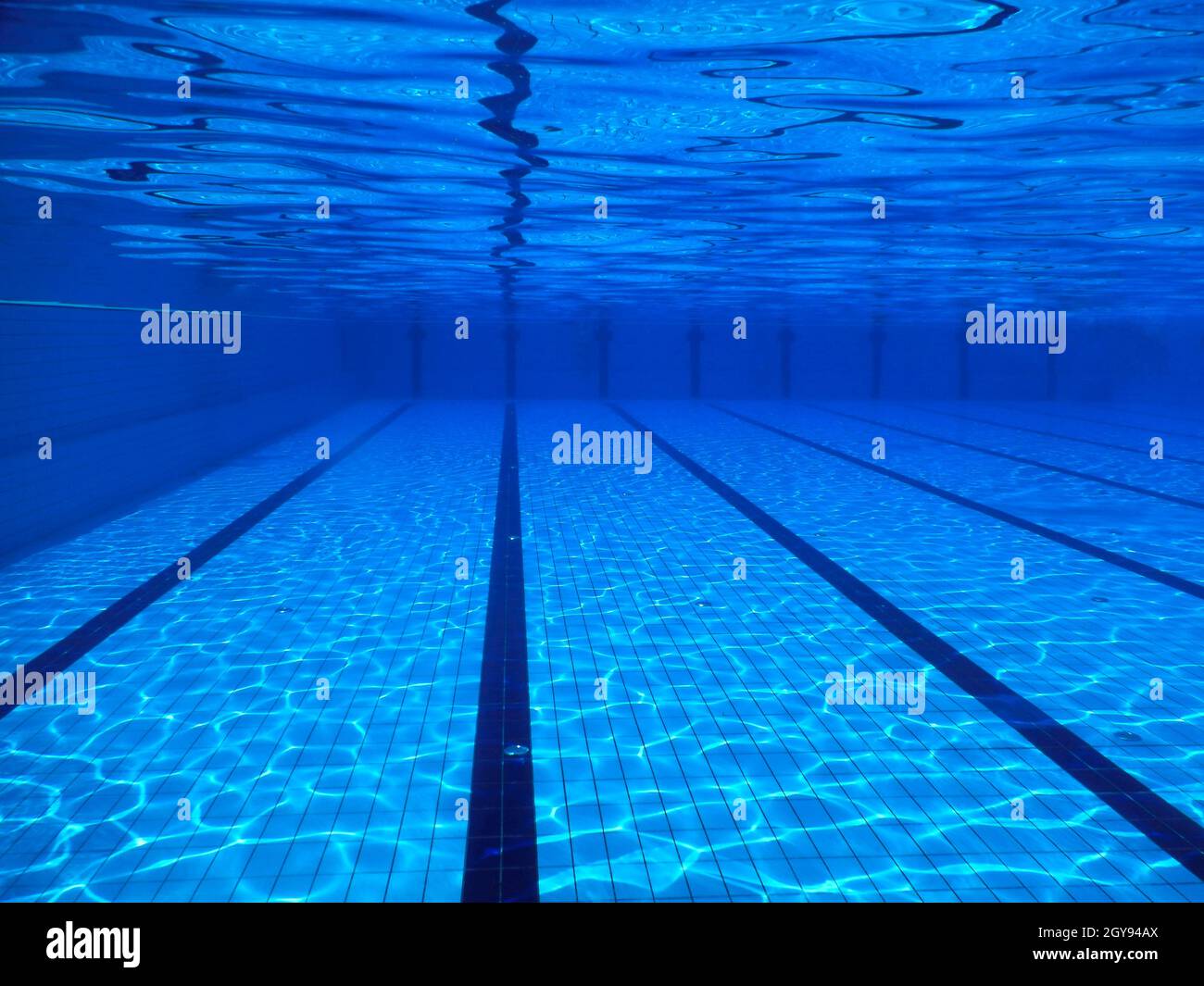 Swimming Pool Underwater Sport water background Stock Photo - Alamy
