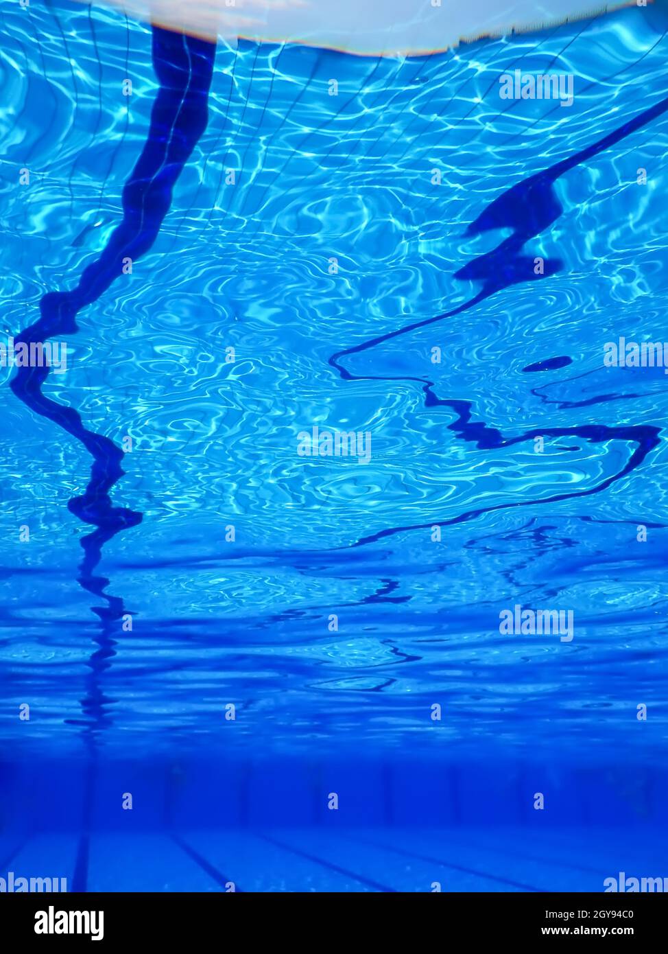 Water Surface Underwater, Swimming Pool Surface Water Background Stock ...