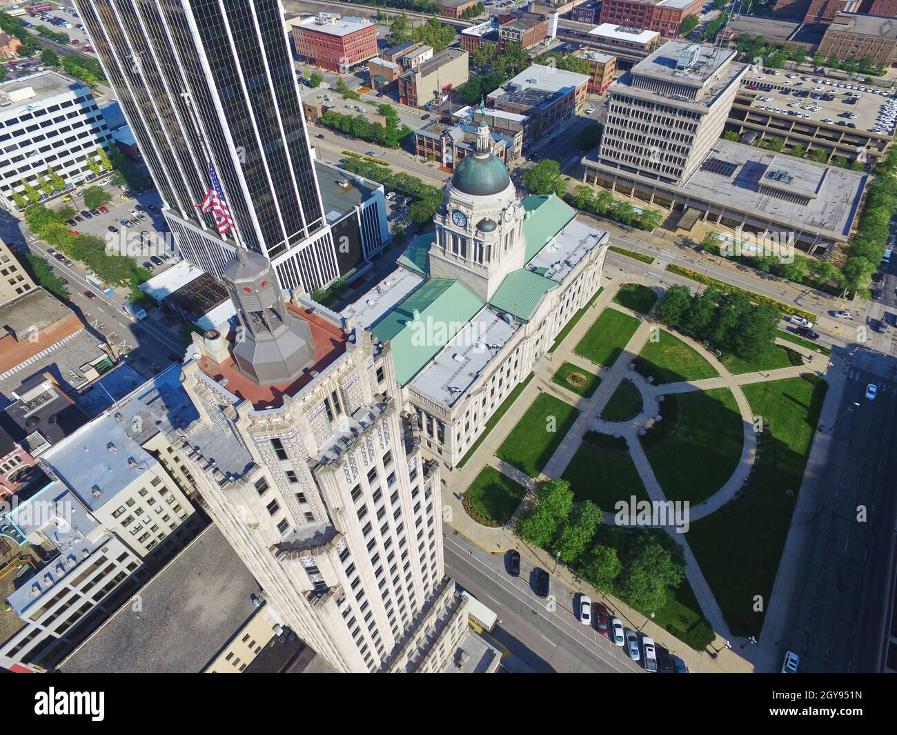 Panorama showing modern office buildings hi-res stock photography and ...