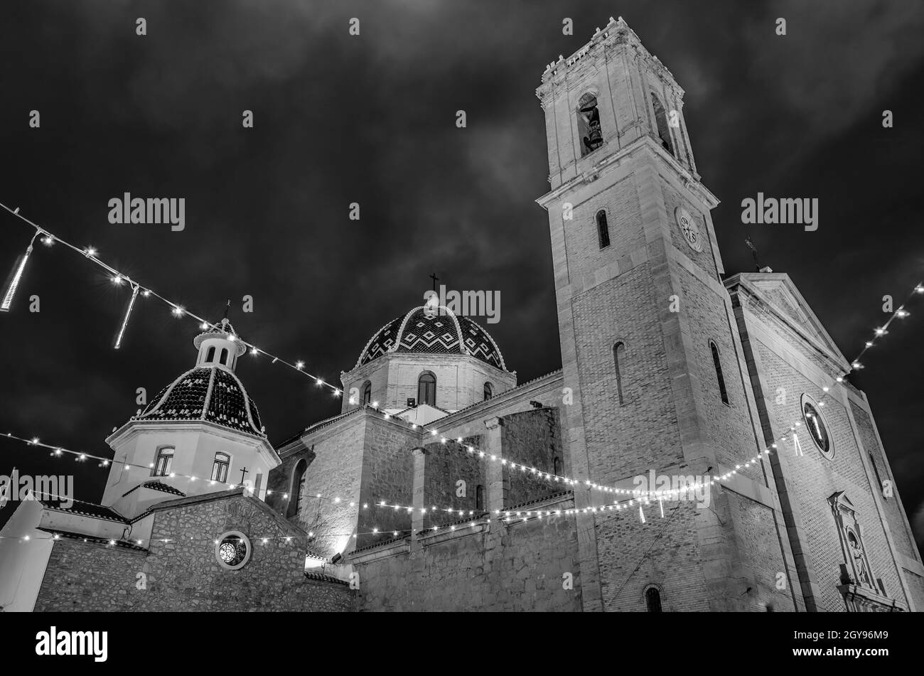 Night view of the beautiful Church of Our Lady of Consolation in the ...