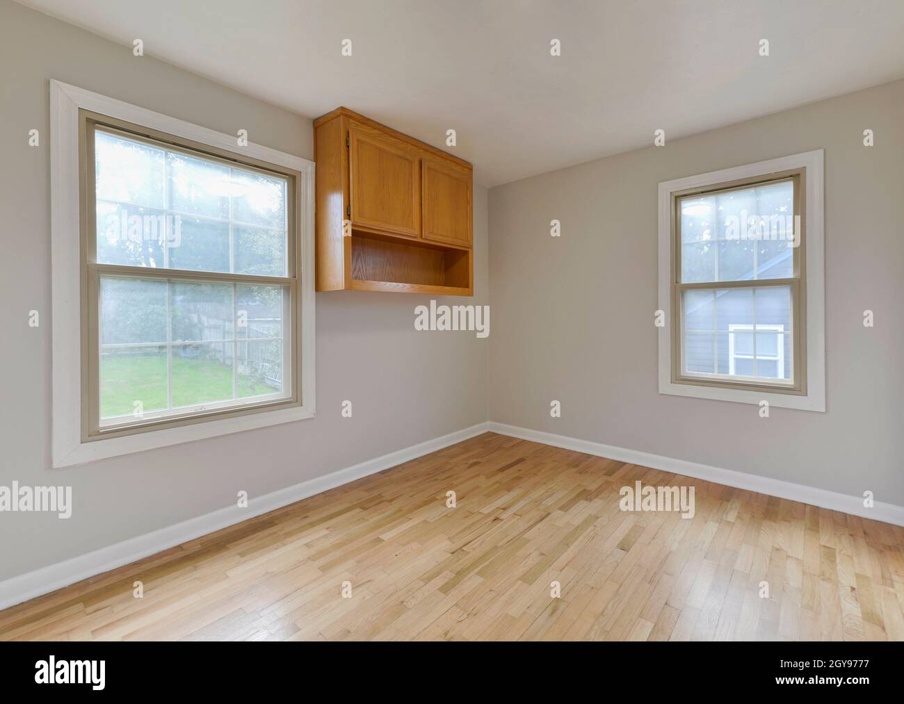 Modern residential empty bedroom interior Stock Photo - Alamy
