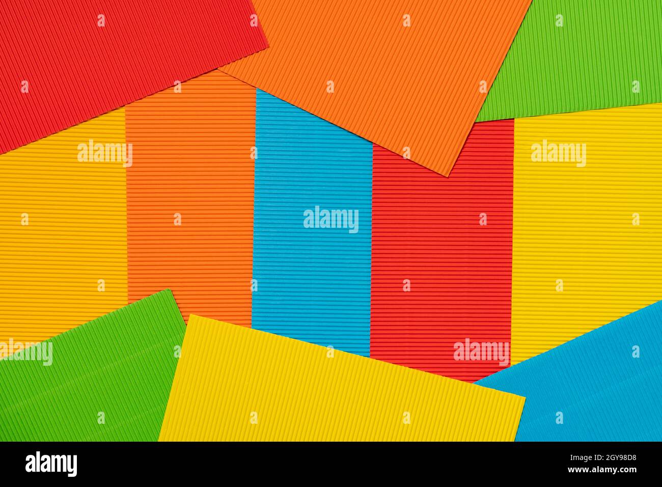 Abstraction from colored cardboard. Composed paper like a material ...