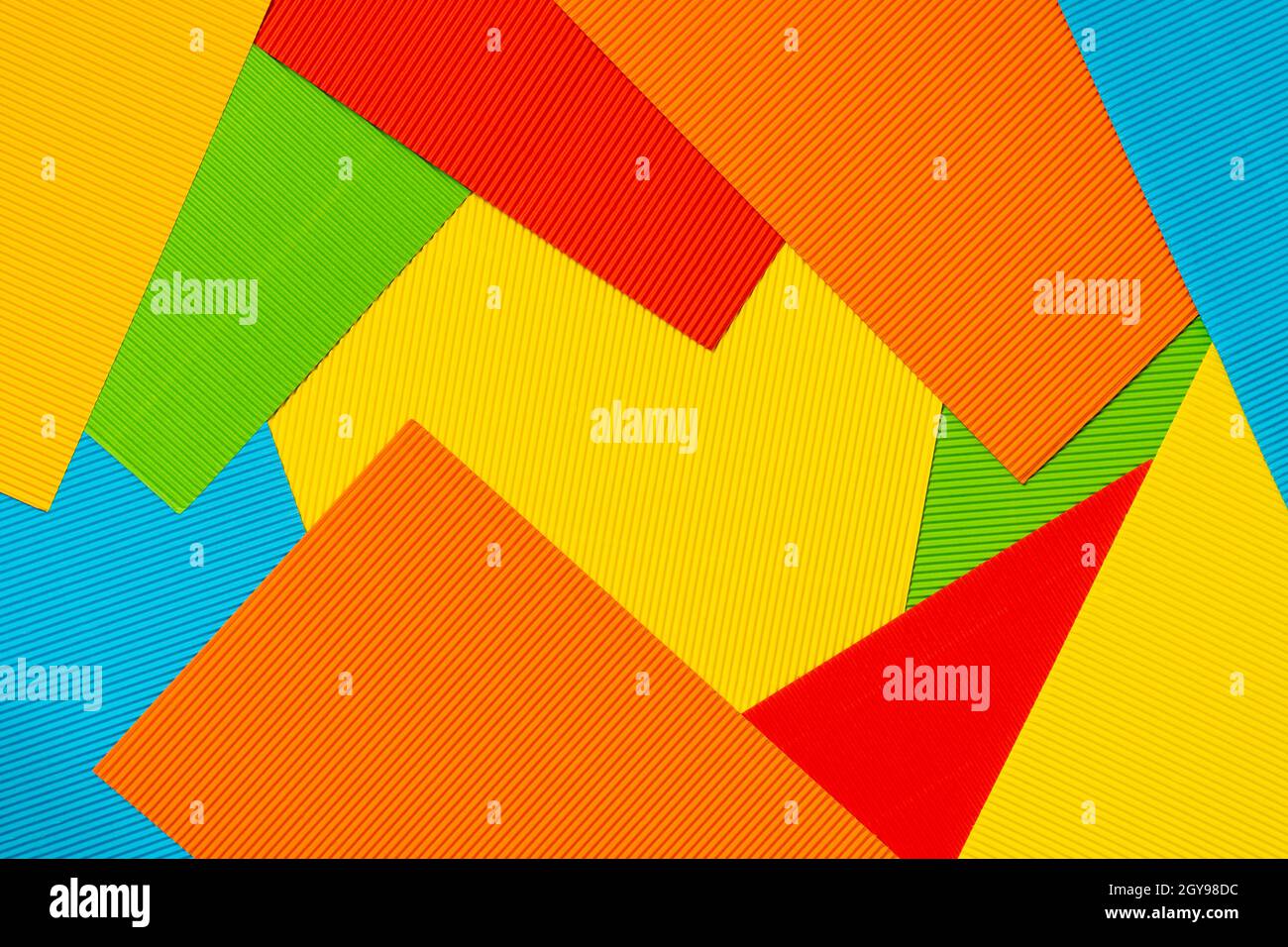 Striped colored embossed paper. Colorful paper background Stock Photo ...