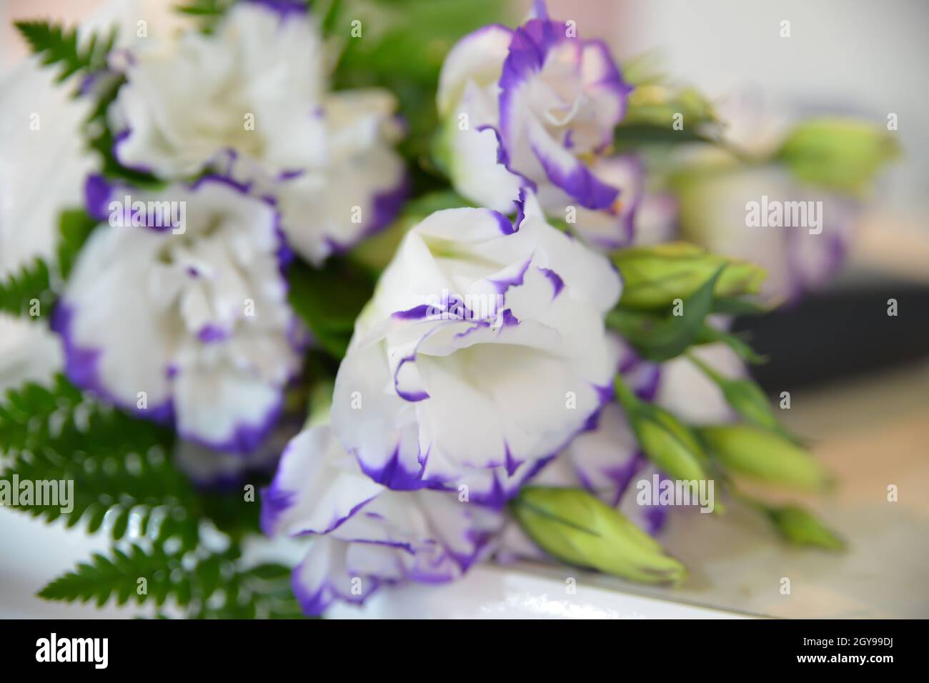 flower bouquet arrangements for wedding reception Stock Photo - Alamy