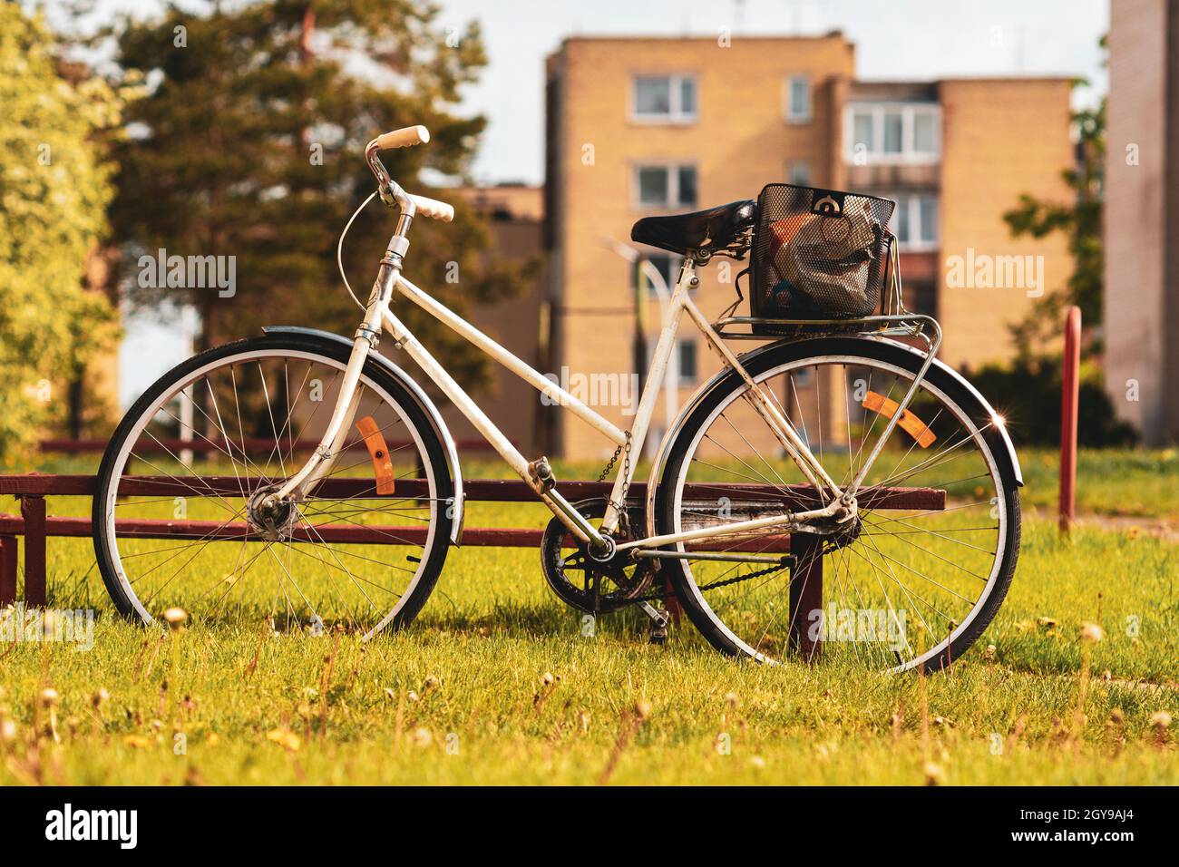 Bench secured hi-res stock photography and images - Alamy