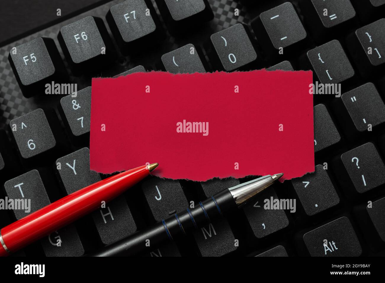 Transferring Written Notes To A Computer, Typing Motivational Messages ...