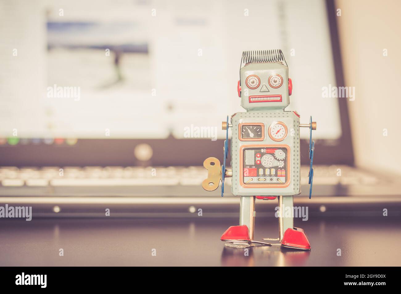 Symbol for a chat bot or social bot and algorithms Stock Photo - Alamy