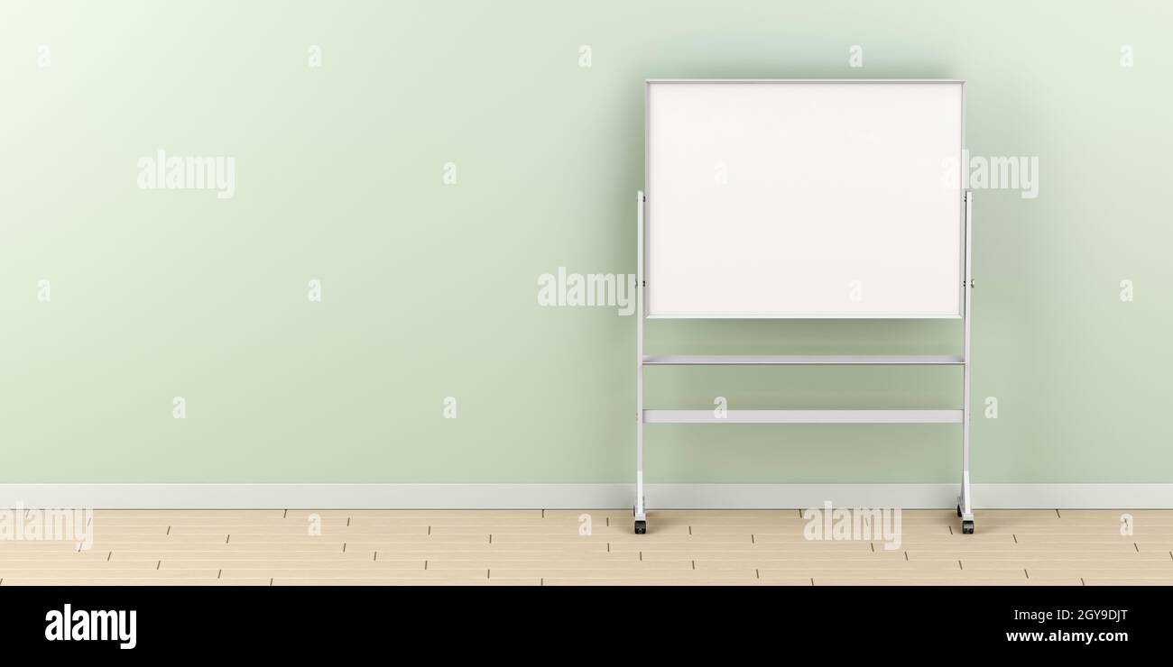Mobile school whiteboard on wheels Stock Photo - Alamy