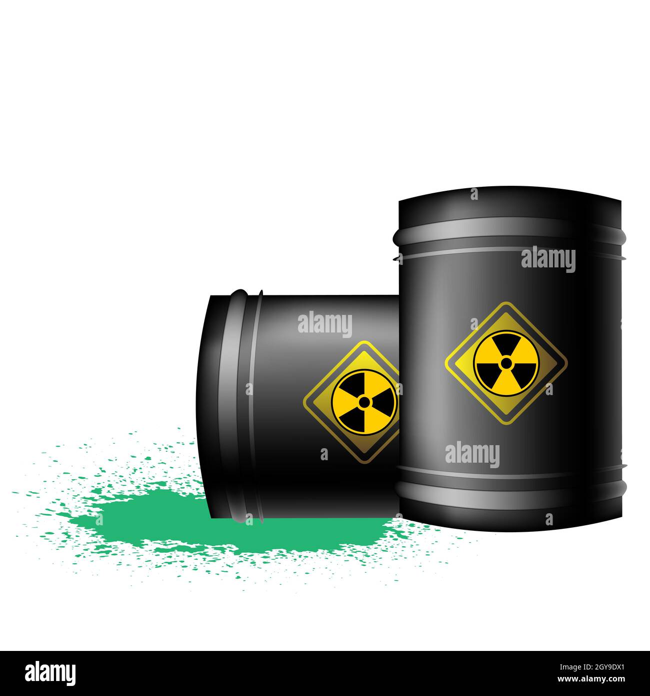 Ionizing Radiation Sign. Radioactive Contamination Symbol. Warning ...