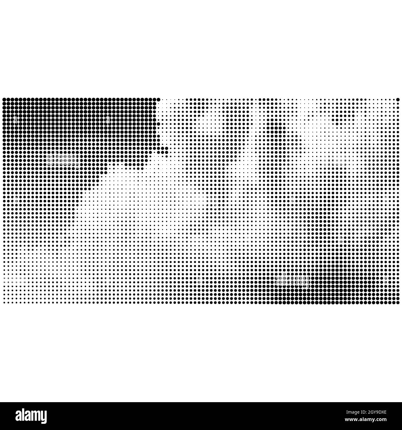 Halftone Pattern. Set of Dots. Dotted Texture on White Background ...