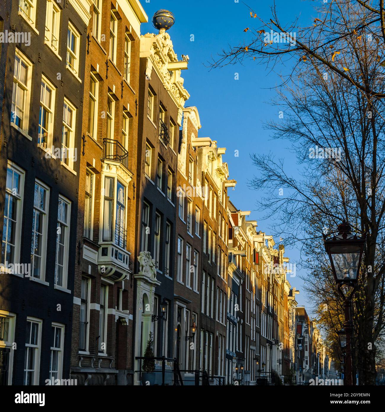 Typical Dutch architecture in Amsterdam, the Netherlands Stock Photo ...