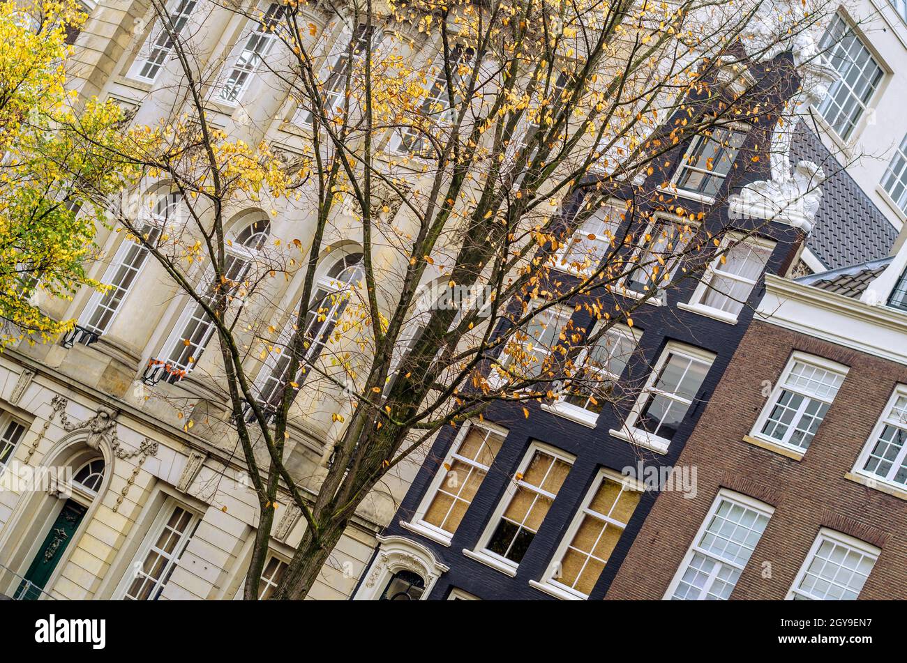 Typical Dutch architecture in Amsterdam, the Netherlands Stock Photo ...