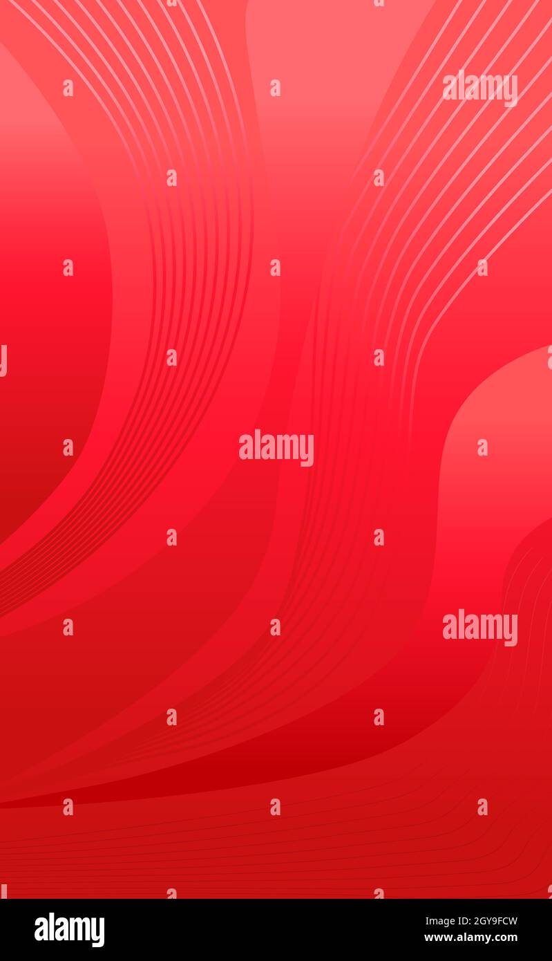 Abstract red background with gradient lines - Vector illustration Stock ...