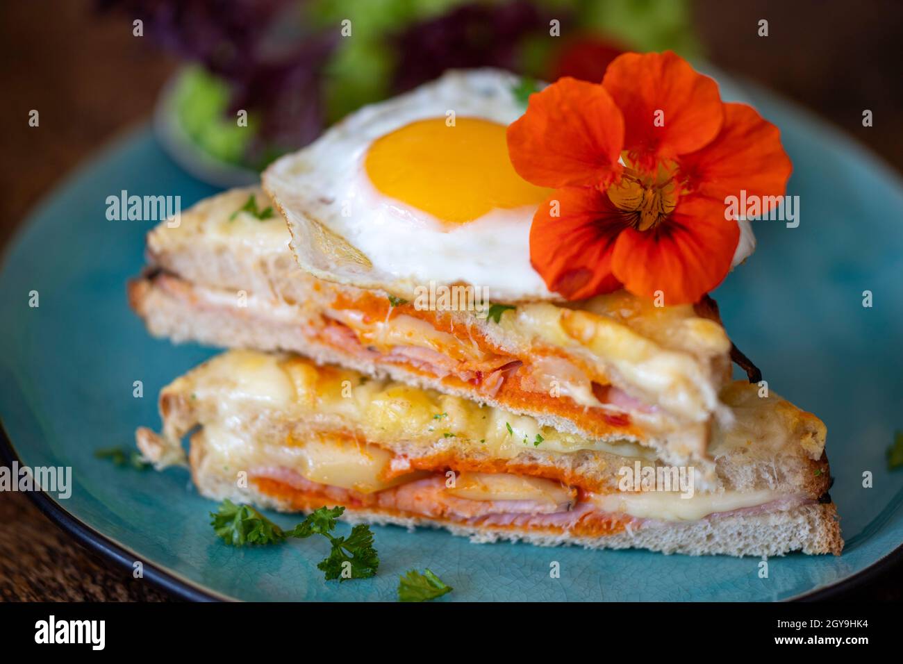 Croque madame hi-res stock photography and images - Alamy