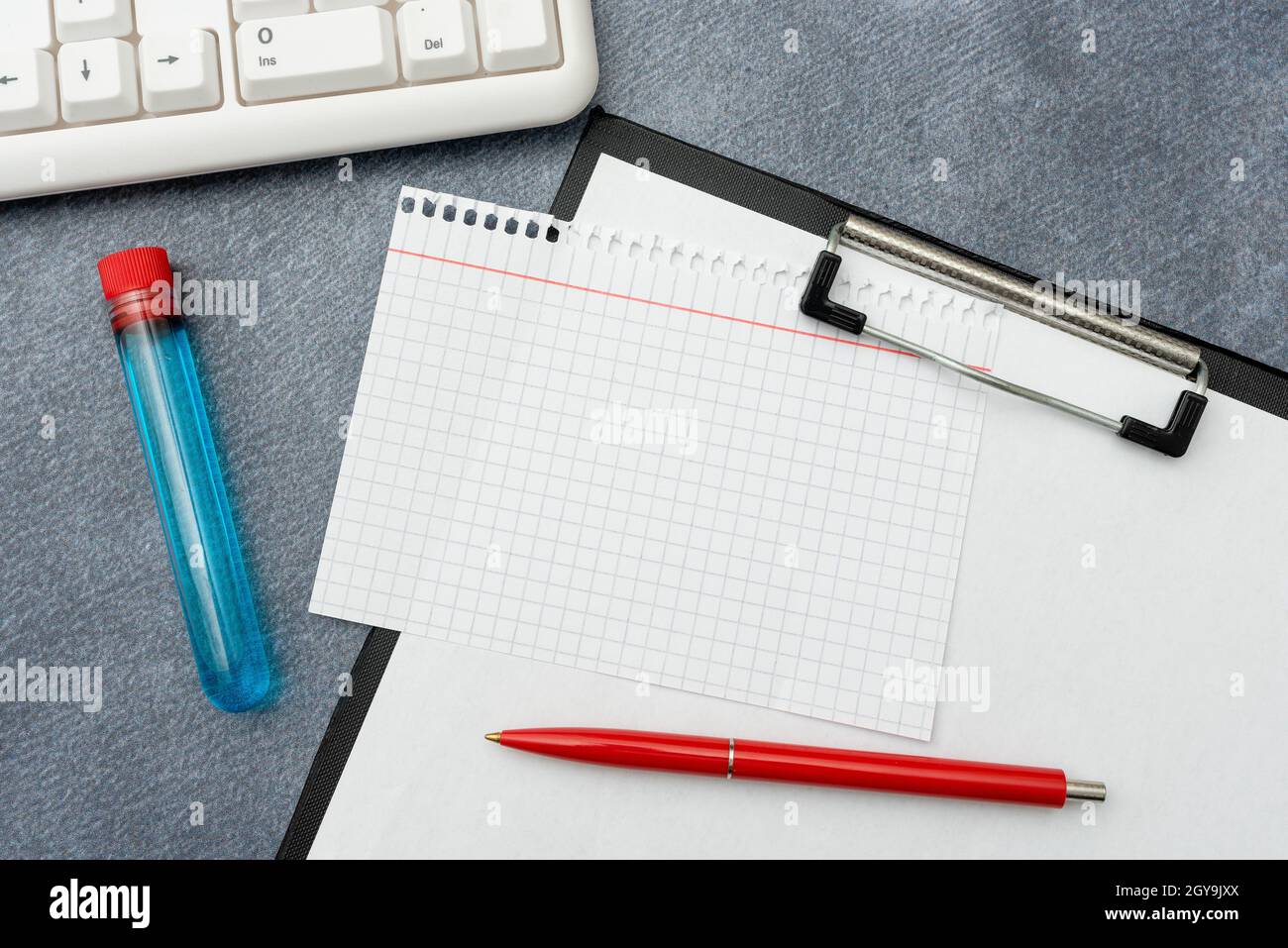 Typing Medical Notes Scientific Studies And Treatment Plans Stock Photo ...