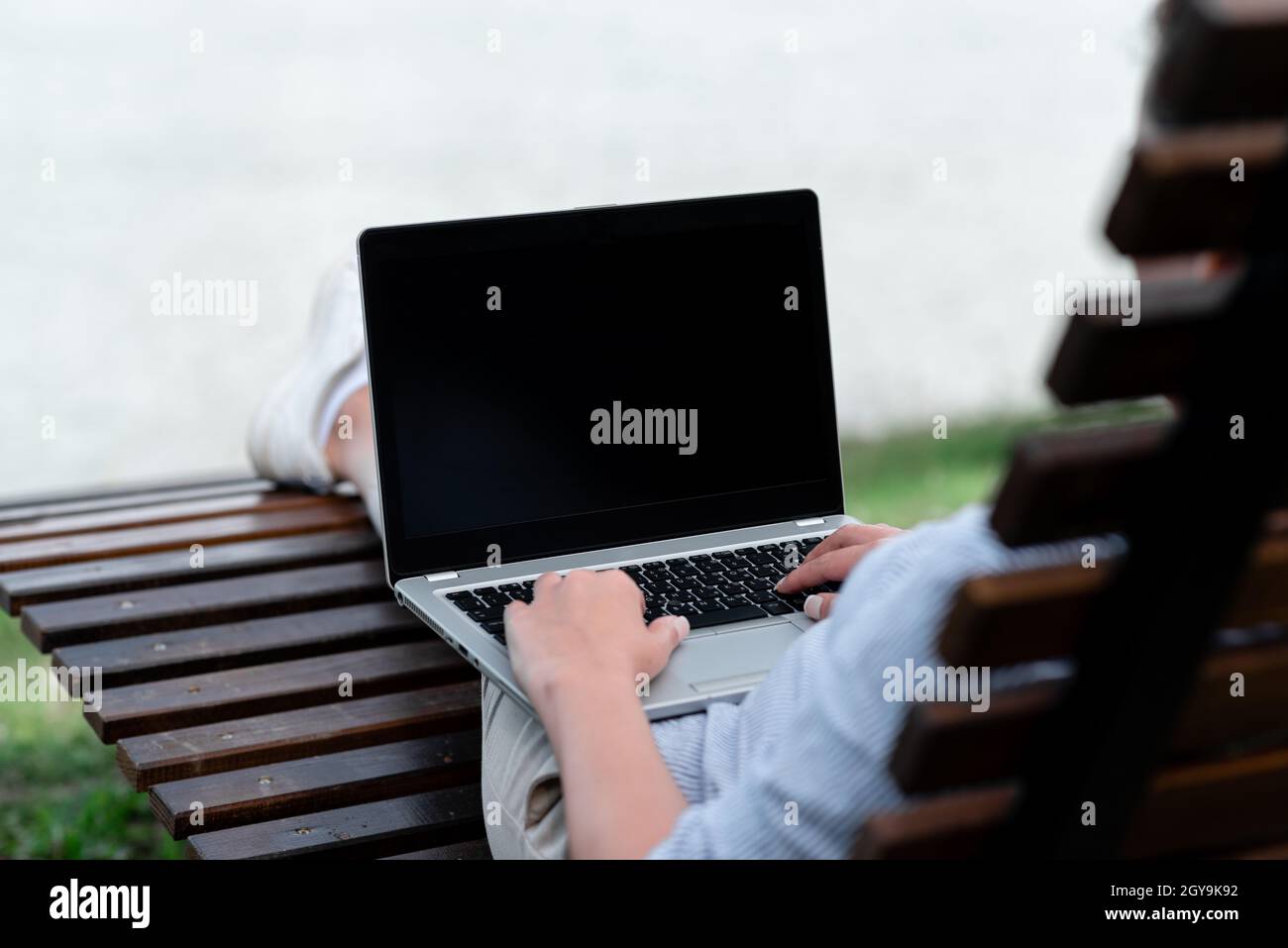 Online Jobs And Working Remotely, Connecting People Together Stock ...