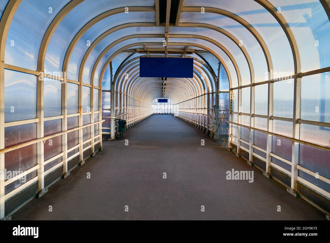 Pedestrian passage in urban environment Stock Photo - Alamy
