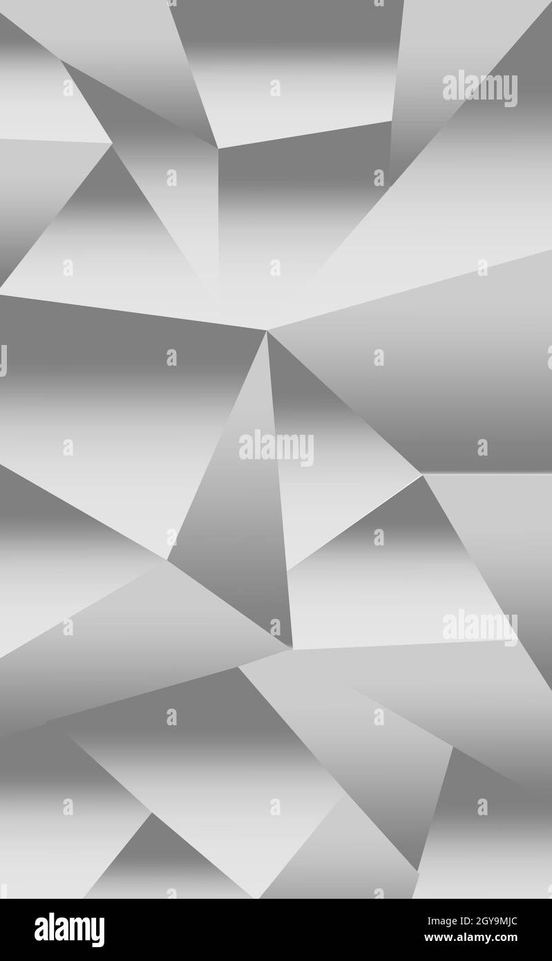 Abstract gray triangles background in different sizes - illustration ...