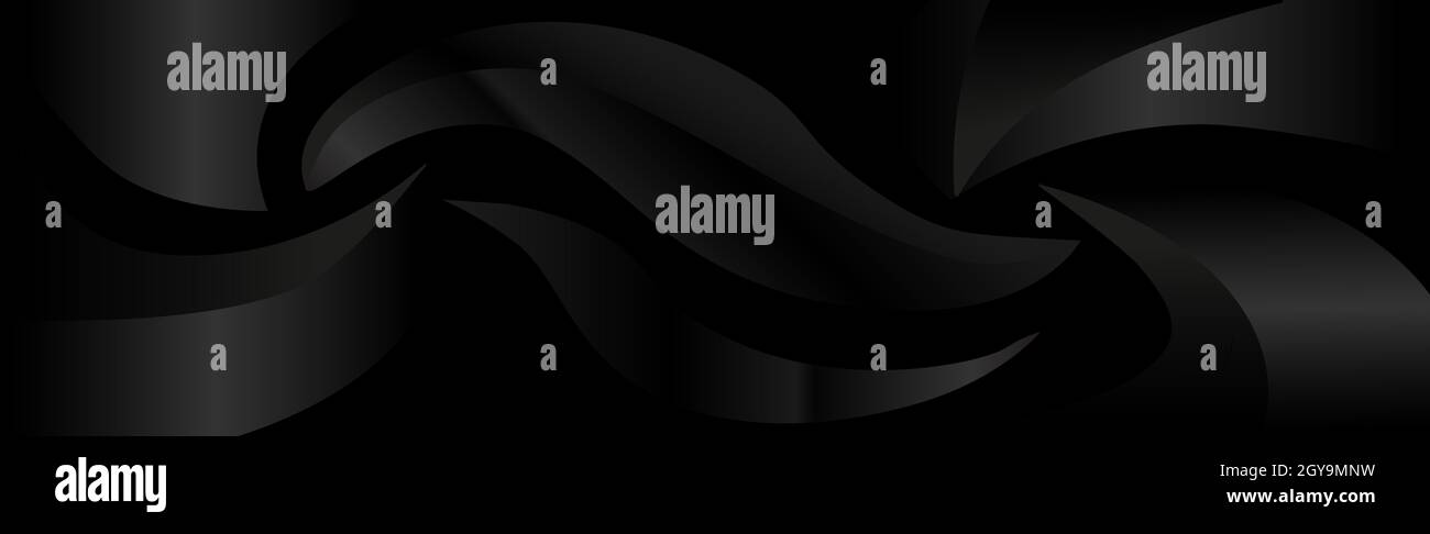 Abstract black background with gradient patterns - Vector illustration ...