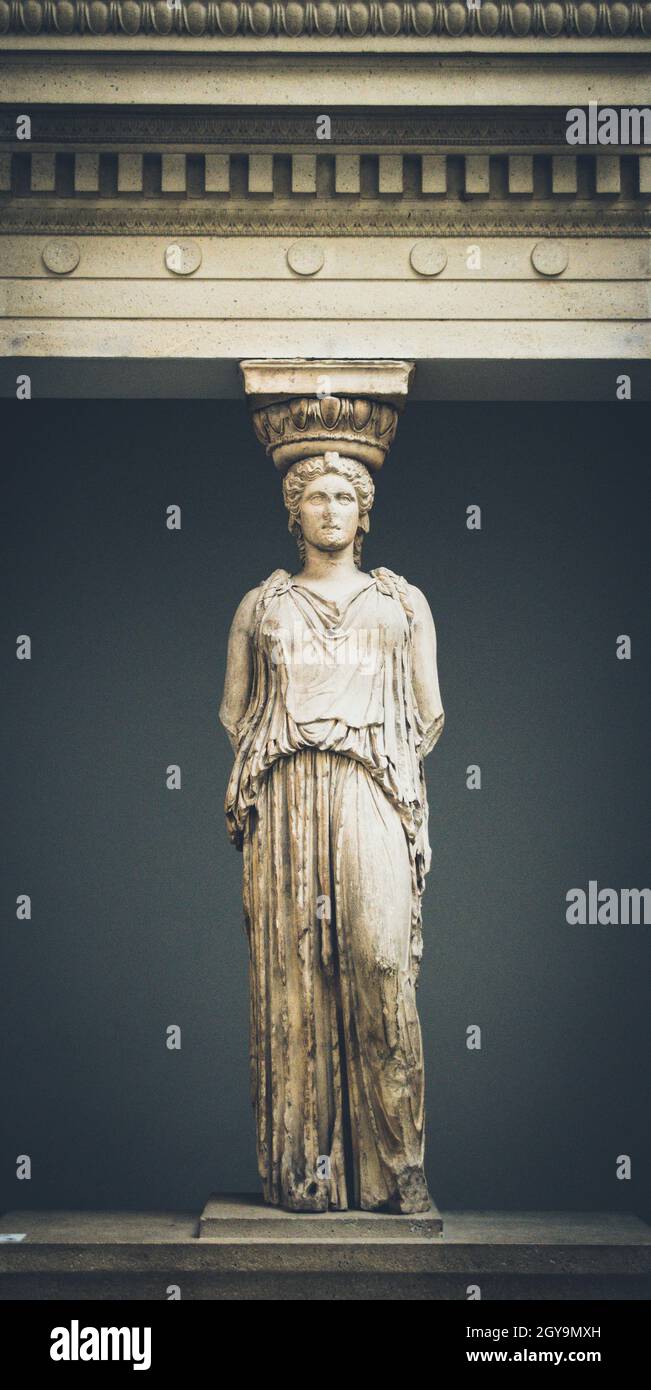 Greek roman caryatid hi-res stock photography and images - Alamy