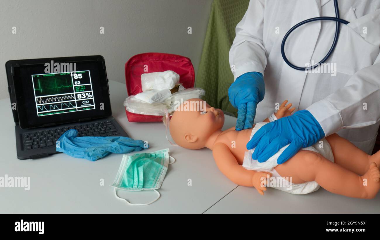 Ecg baby hi-res stock photography and images - Alamy