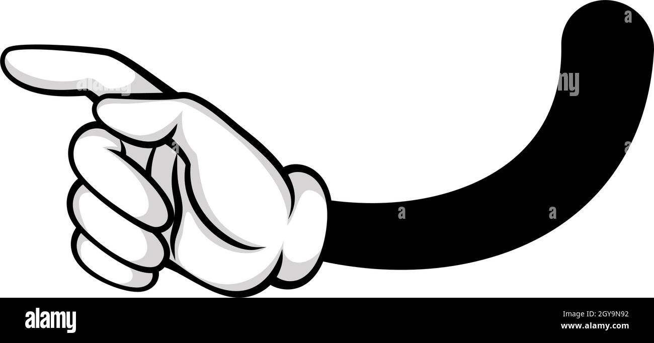 Cartoon Arm Pointing
