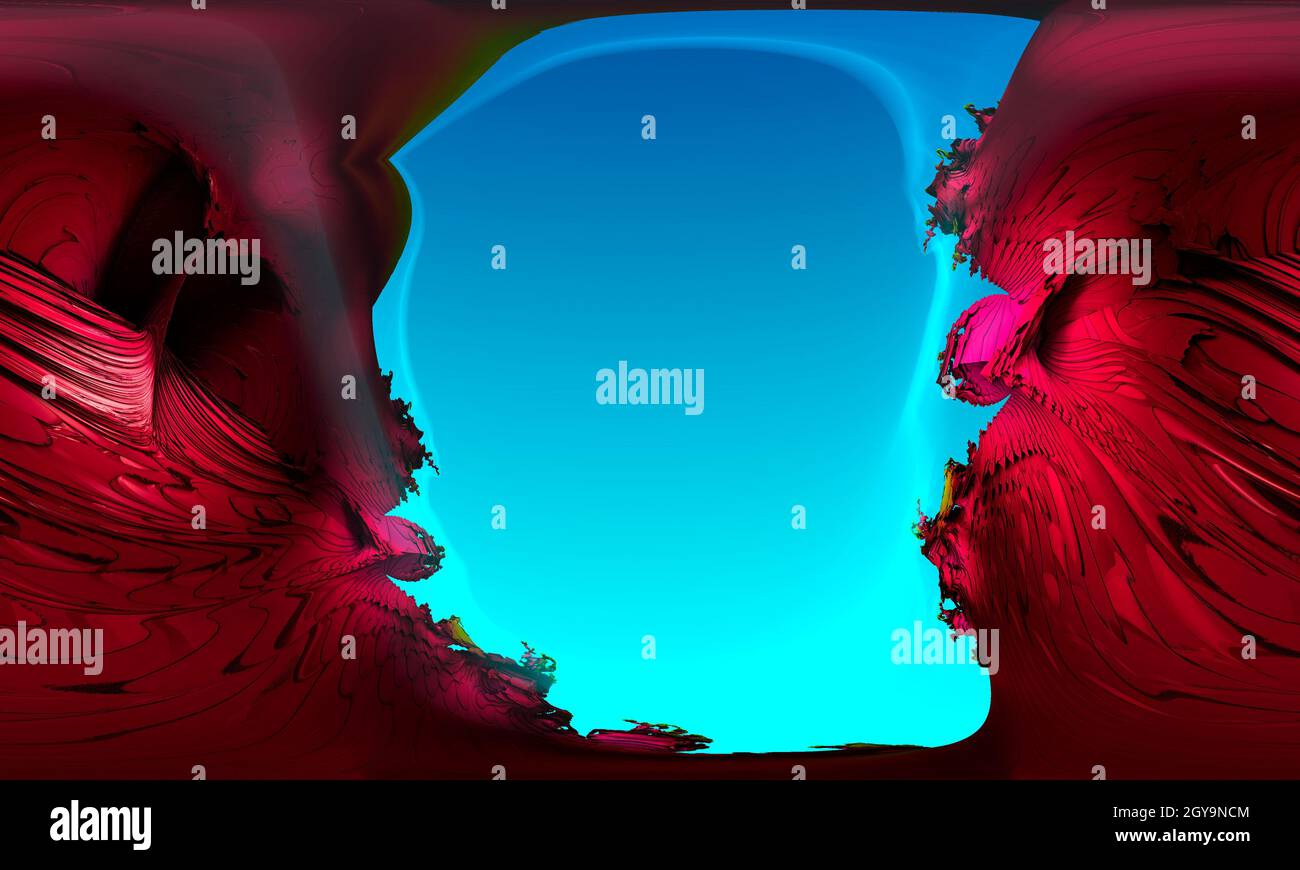 3d render fractal rays glowing hi-res stock photography and images - Alamy