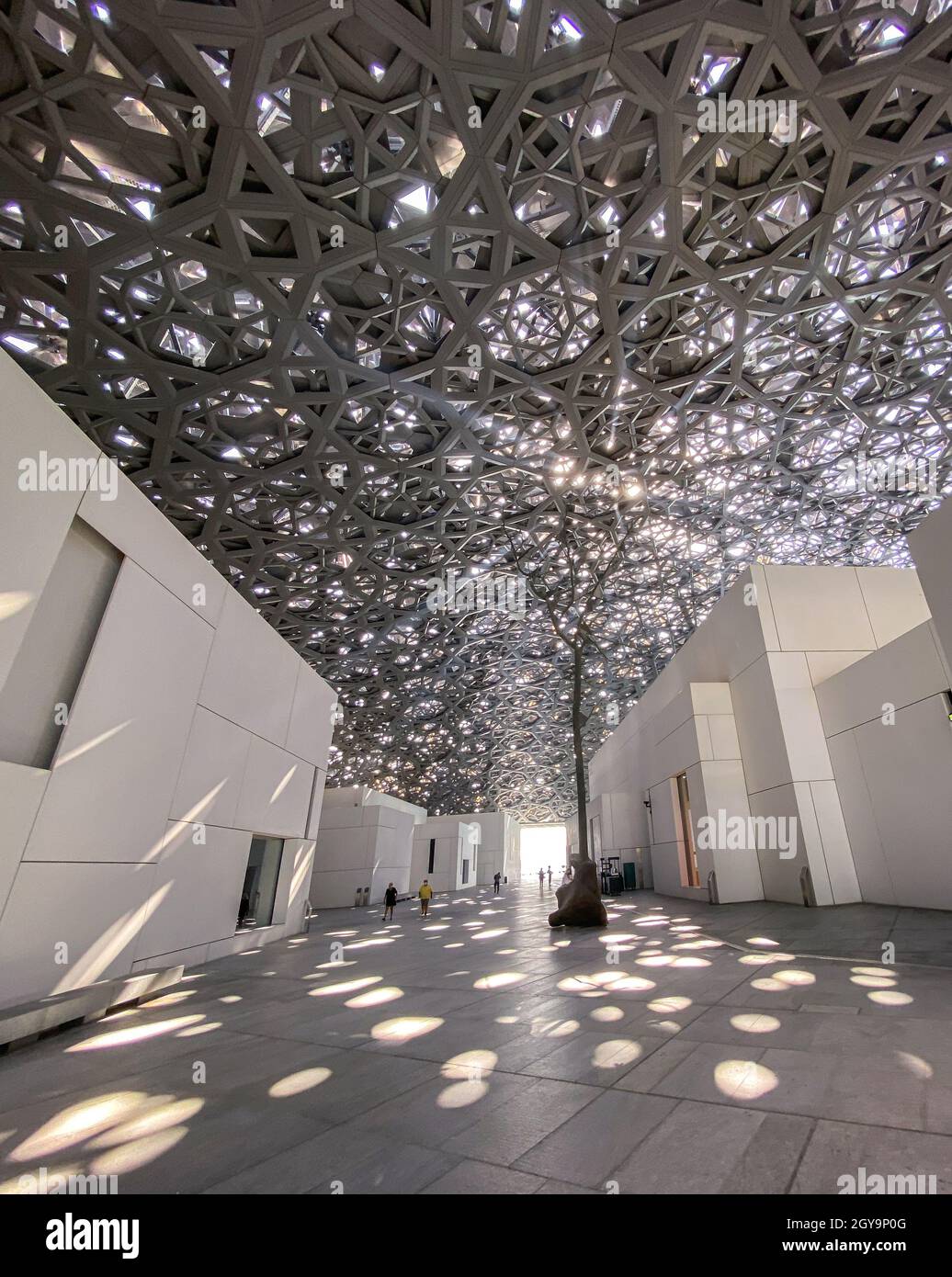 ABU DHABI, UNITED ARAB EMIRATES - Oct 05, 2021: The Louvre, Abu Dhabi ...