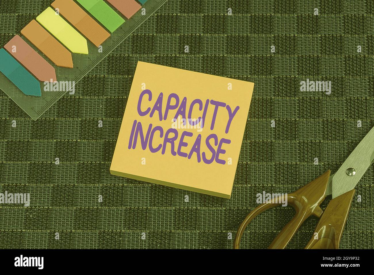 Text showing inspiration Capacity Increase, Conceptual photo meet an ... Text showing inspiration Capacity Increase, Conceptual photo meet an ...
