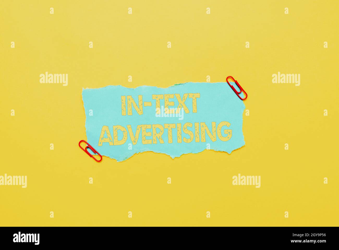 Hand writing sign In Text Advertising, Internet Concept advertisement ...