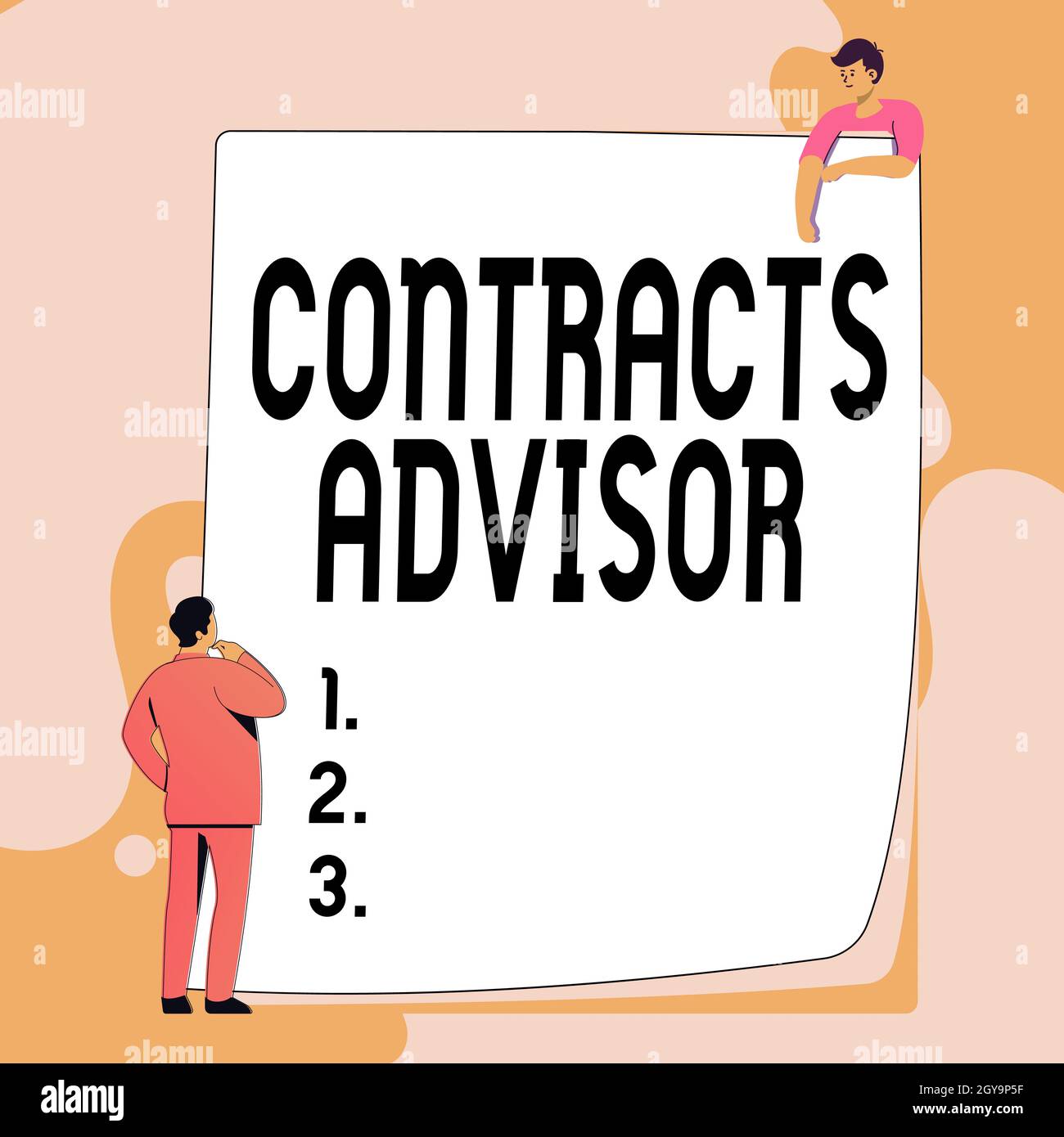 Handwriting text Contracts Advisor, Conceptual photo ensure the ...