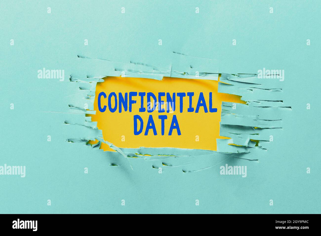 Writing displaying text Confidential Data, Word Written on information ...