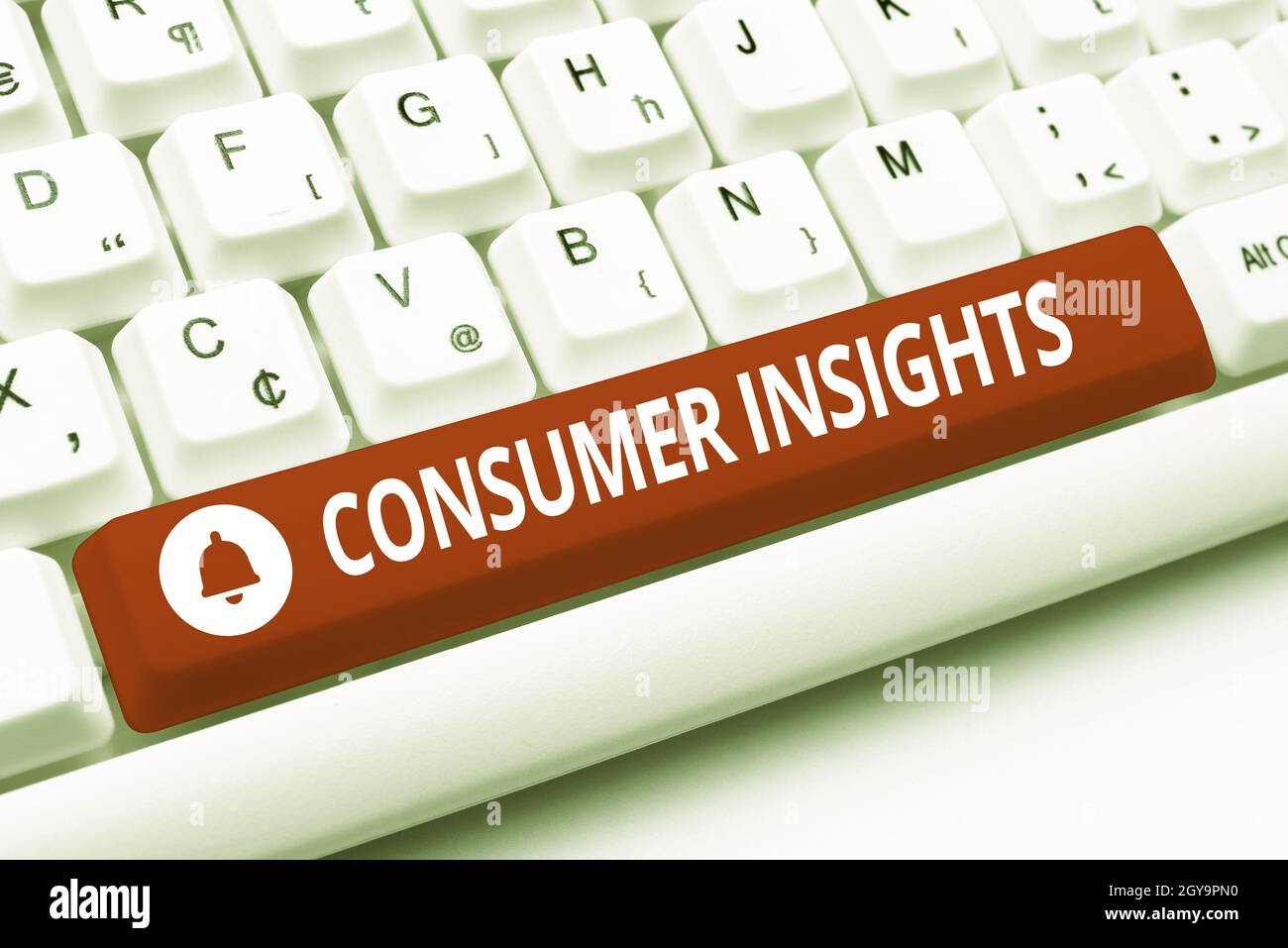 Text showing inspiration Consumer Insights, Business approach ...
