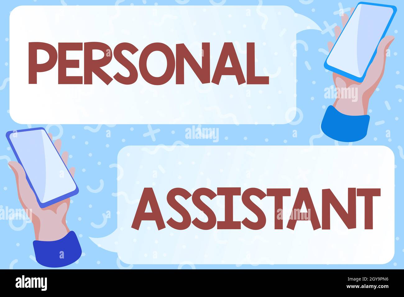 Text sign showing Personal Assistant, Business concept administrative ...