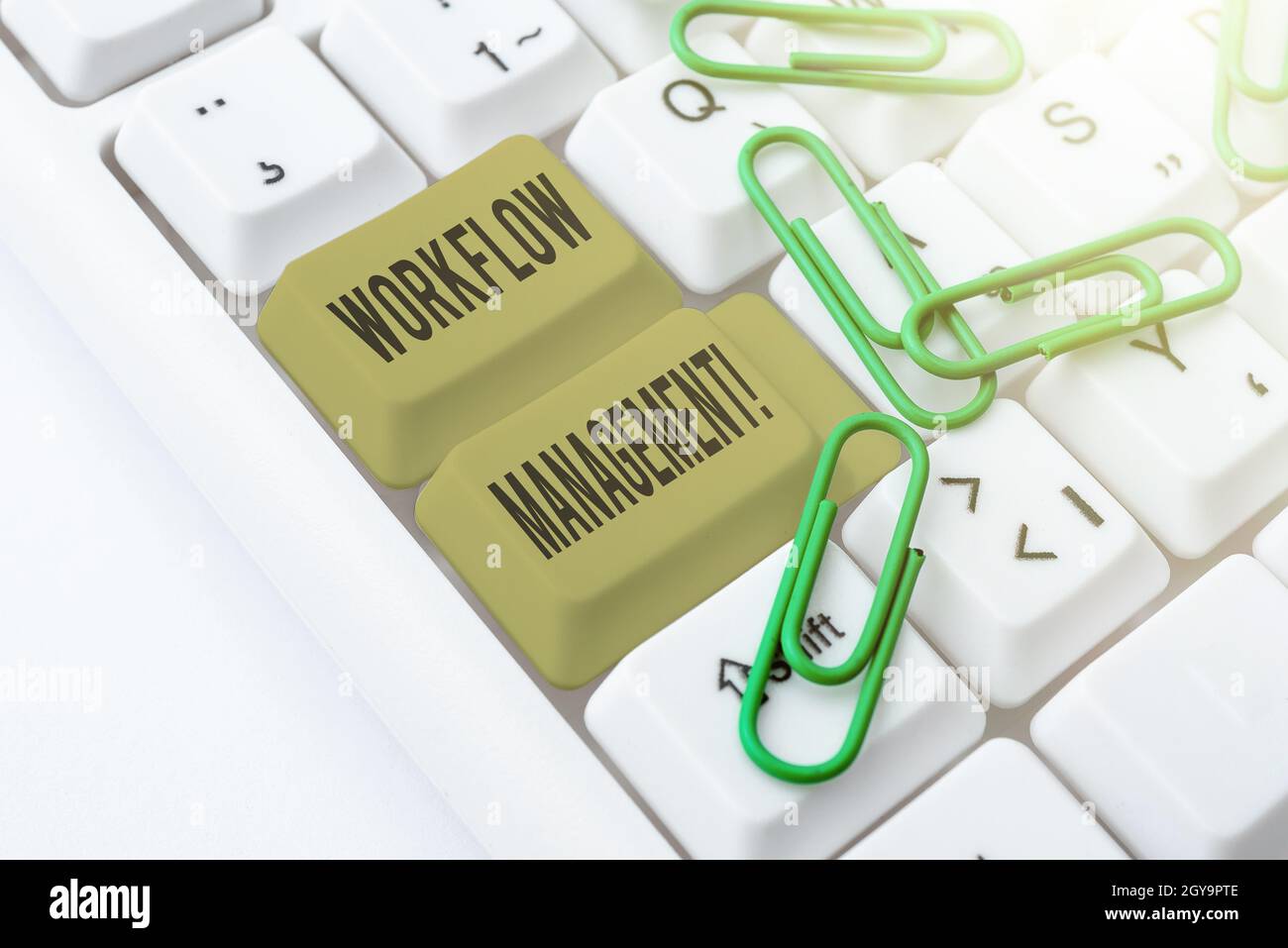 Sign displaying Workflow Management, Business concept the execution and ...