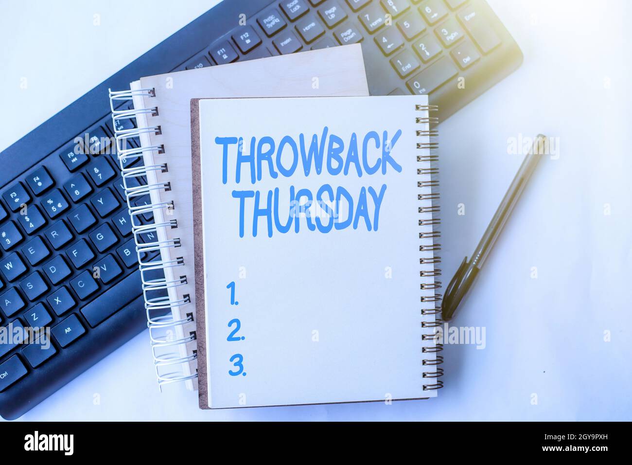 Writing displaying text Throwback Thursday, Business idea wistful ...