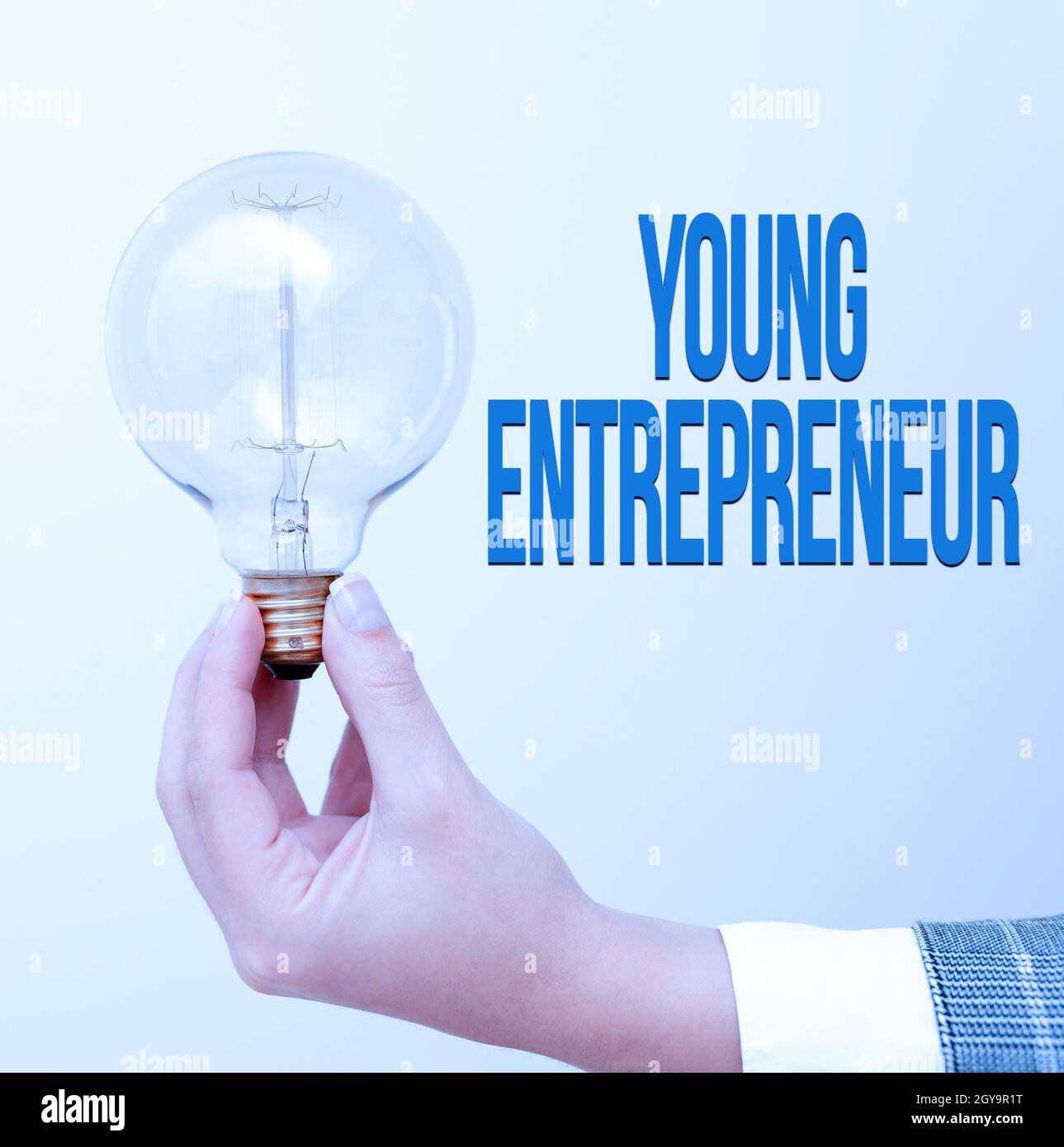 Conceptual display Young Entrepreneur, Word for someone that started ...