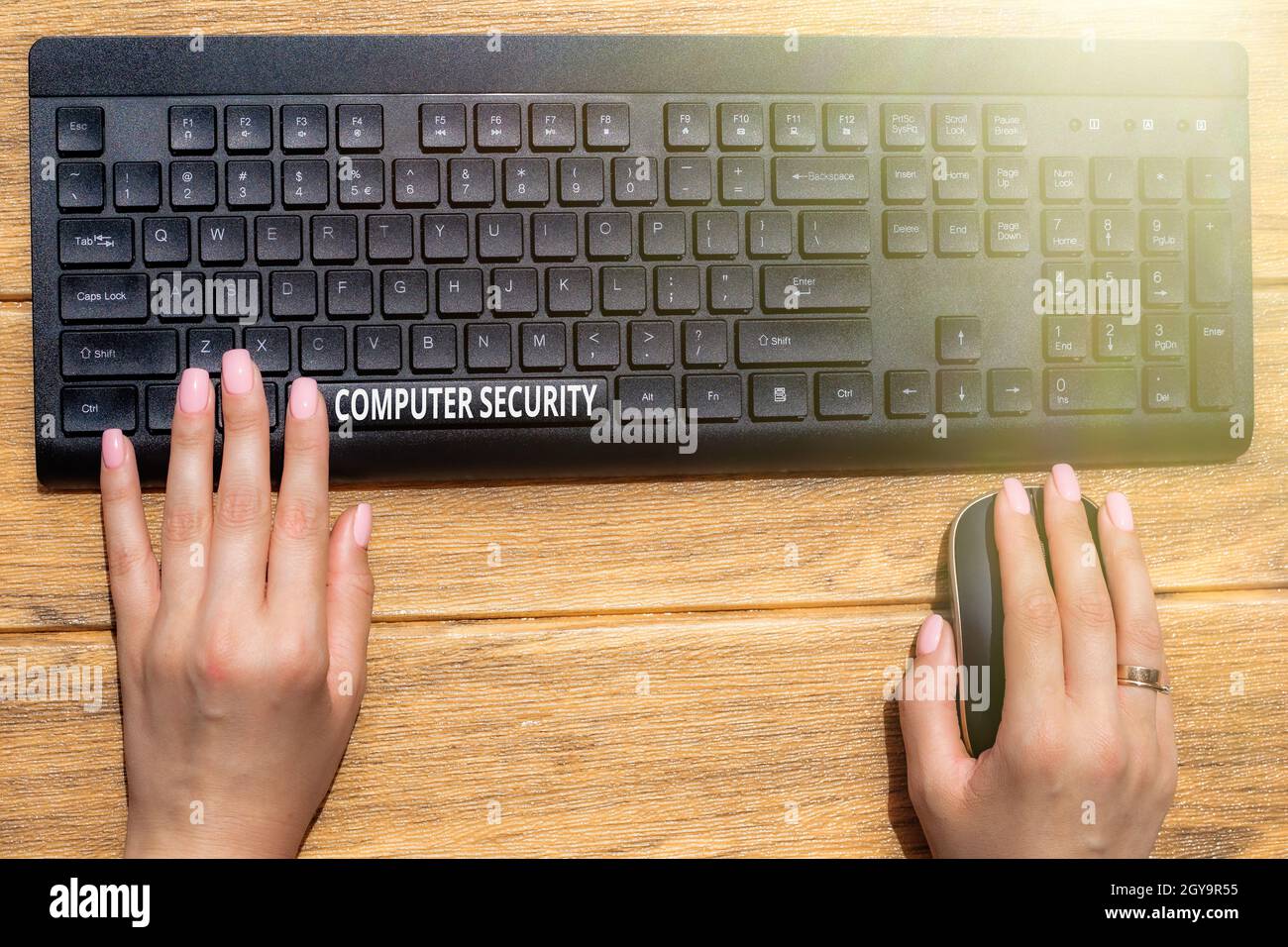 Text showing inspiration Computer Security, Conceptual photo protection ...