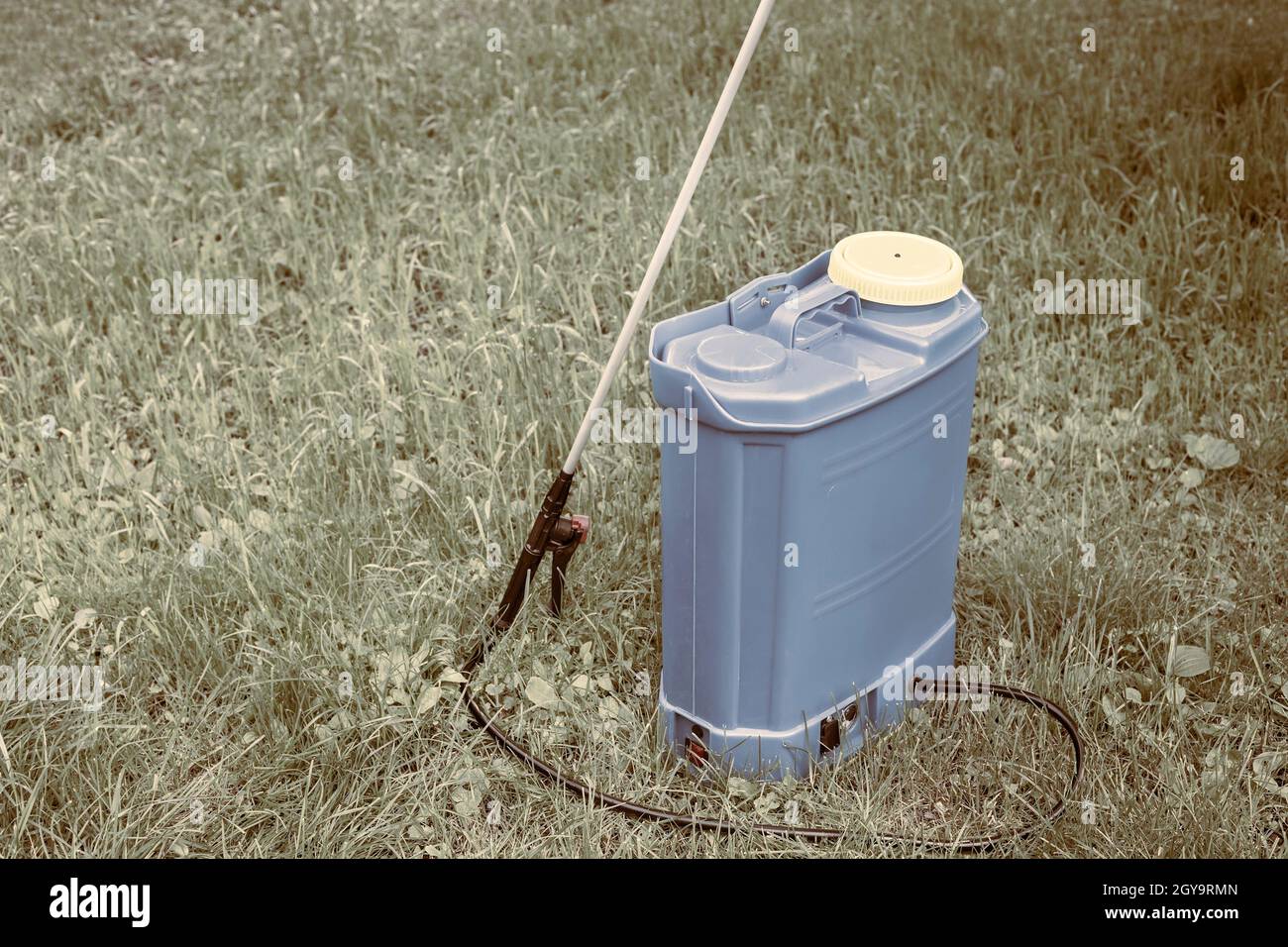 Backpack battery sprayer for protecting trees and plants from diseases ...