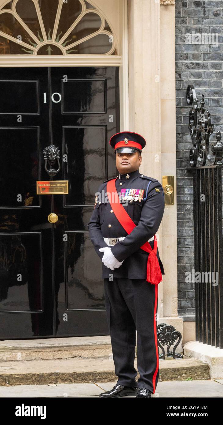 London, UK. 7th Oct, 2021. Colour Sergeant Johnson Gideon Beharry, VC ...