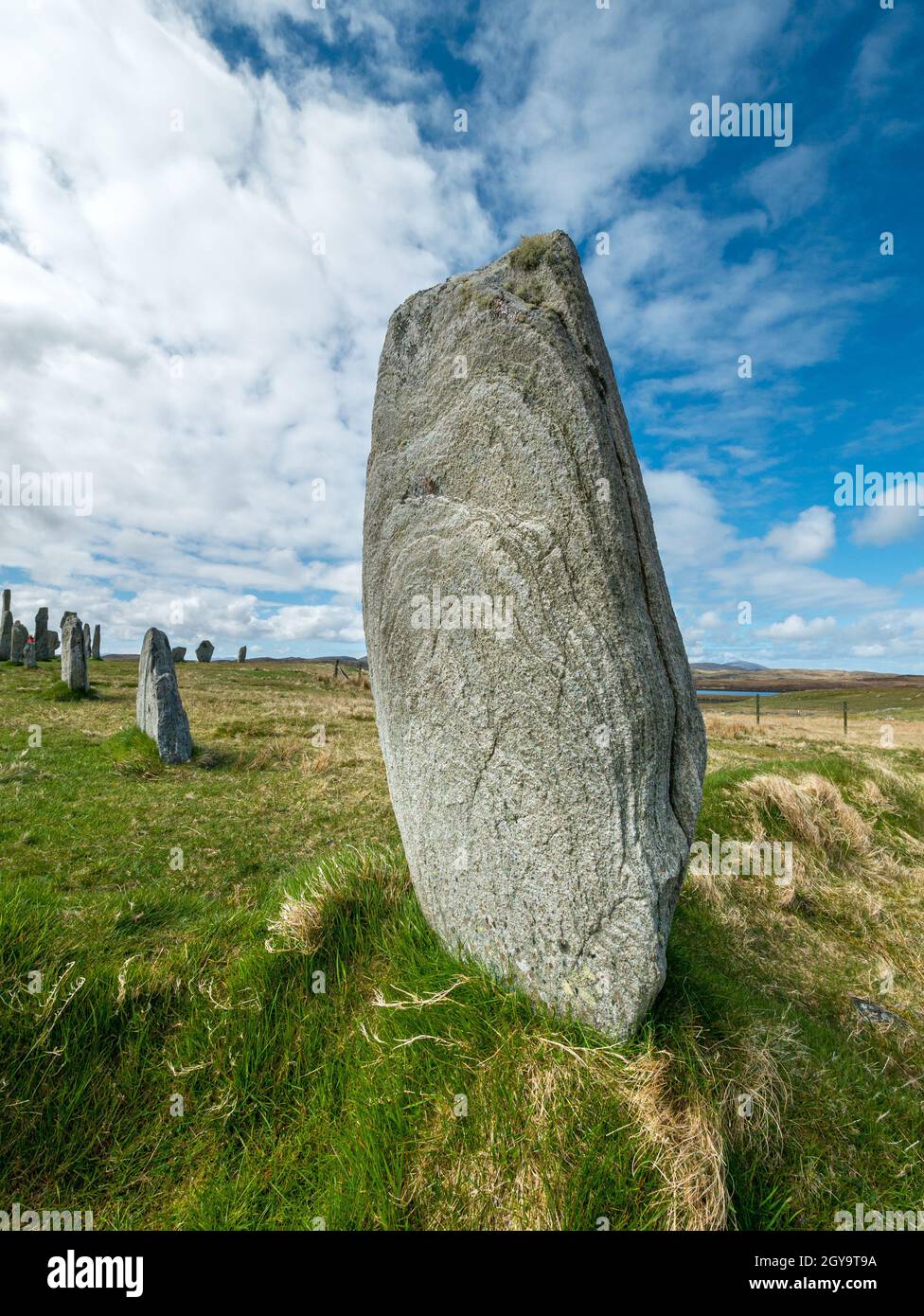 Calanais standing stones neolithic monument, Callanish, Isle of Lewis ...