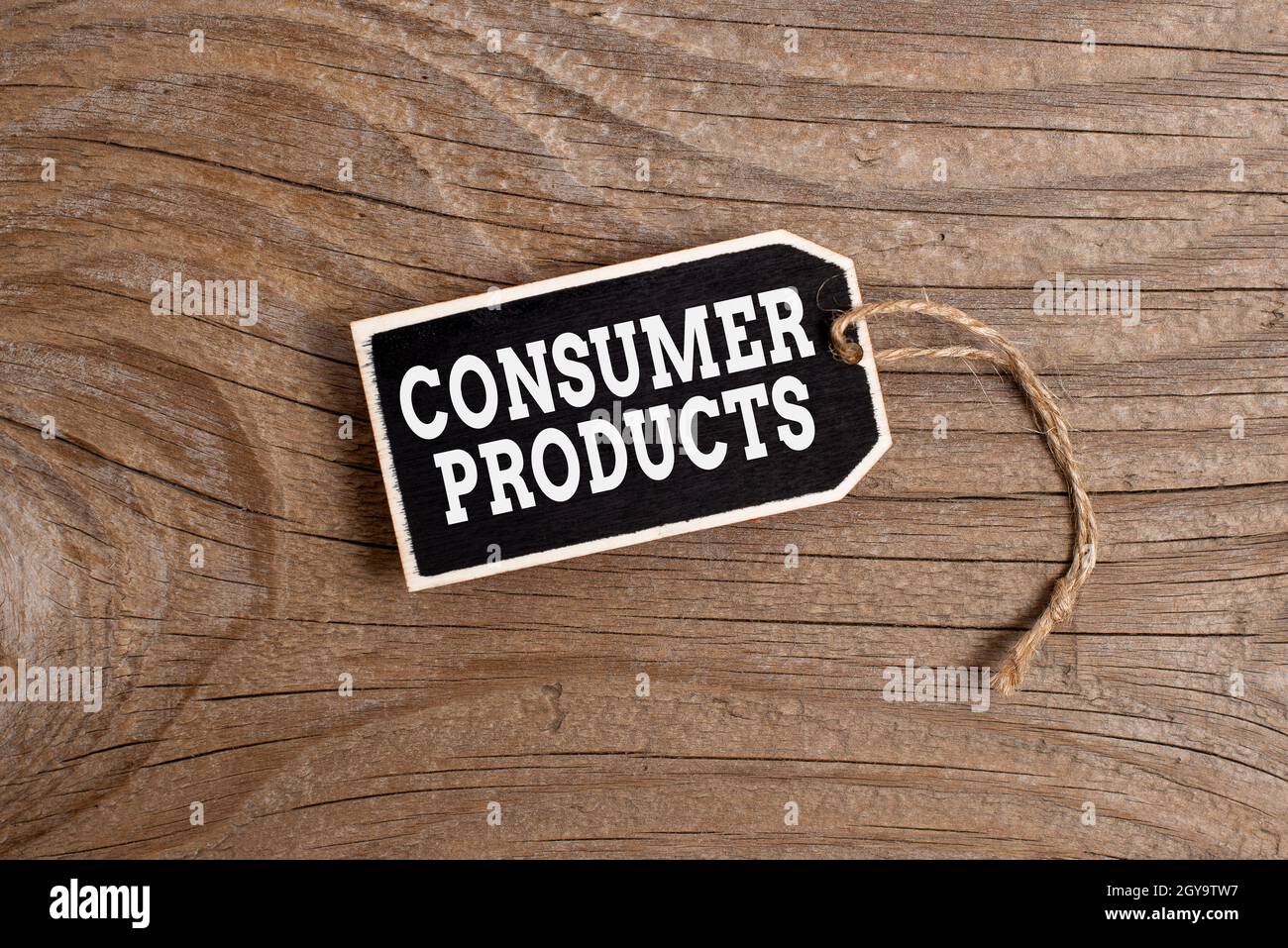 Text showing inspiration Consumer Products, Business approach goods ...